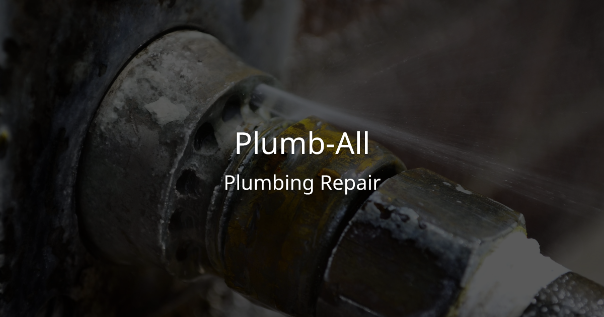 Plumb-All: Plumbing Repair